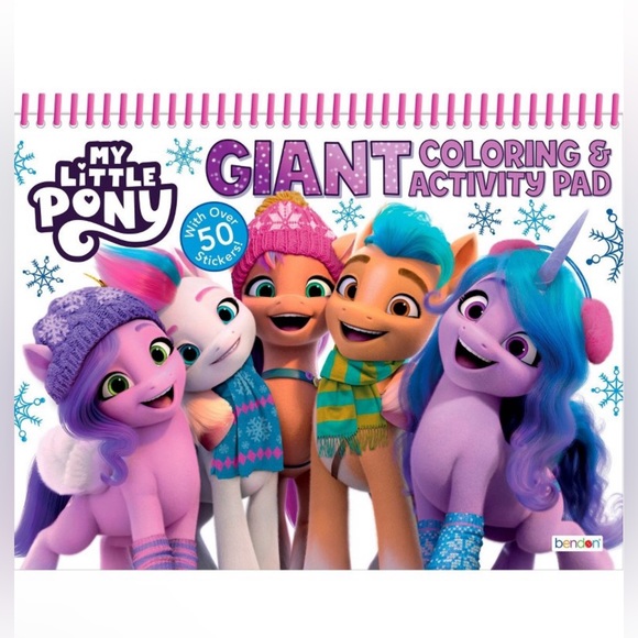 My Little Pony | Games | My Little Pony Holiday Giant Activity Pad With ...